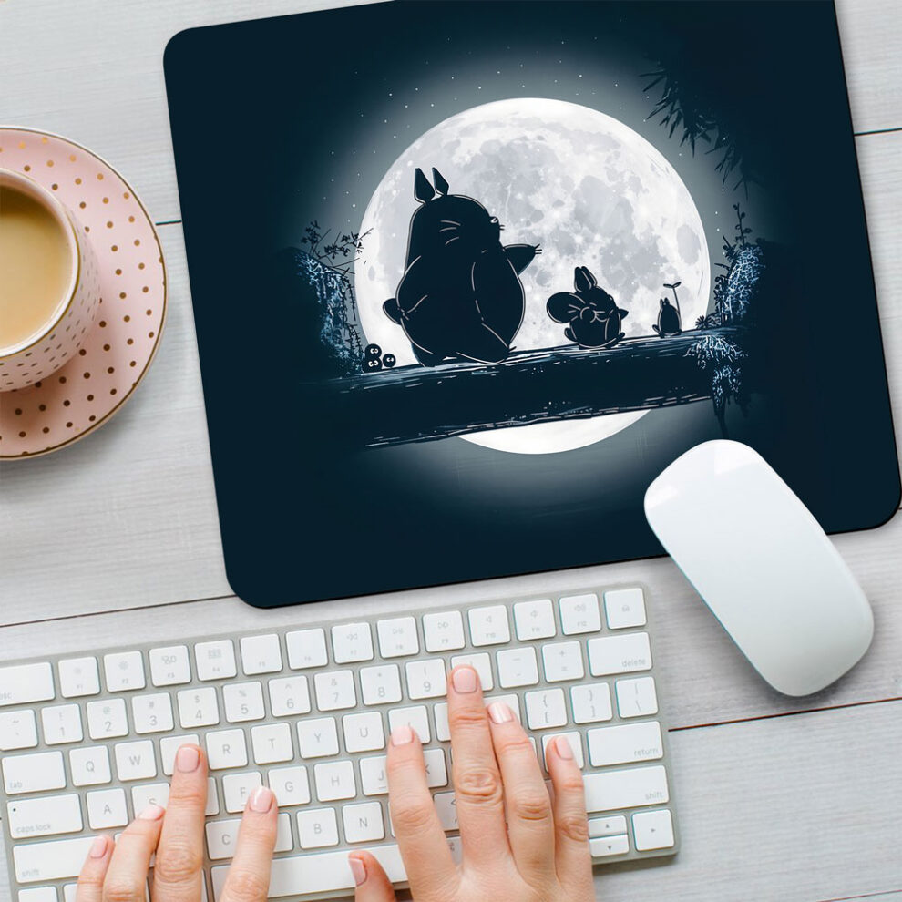 Anime Studio Ghibli Totoro In The Moon Mouse Pad For Laptop - Best ...