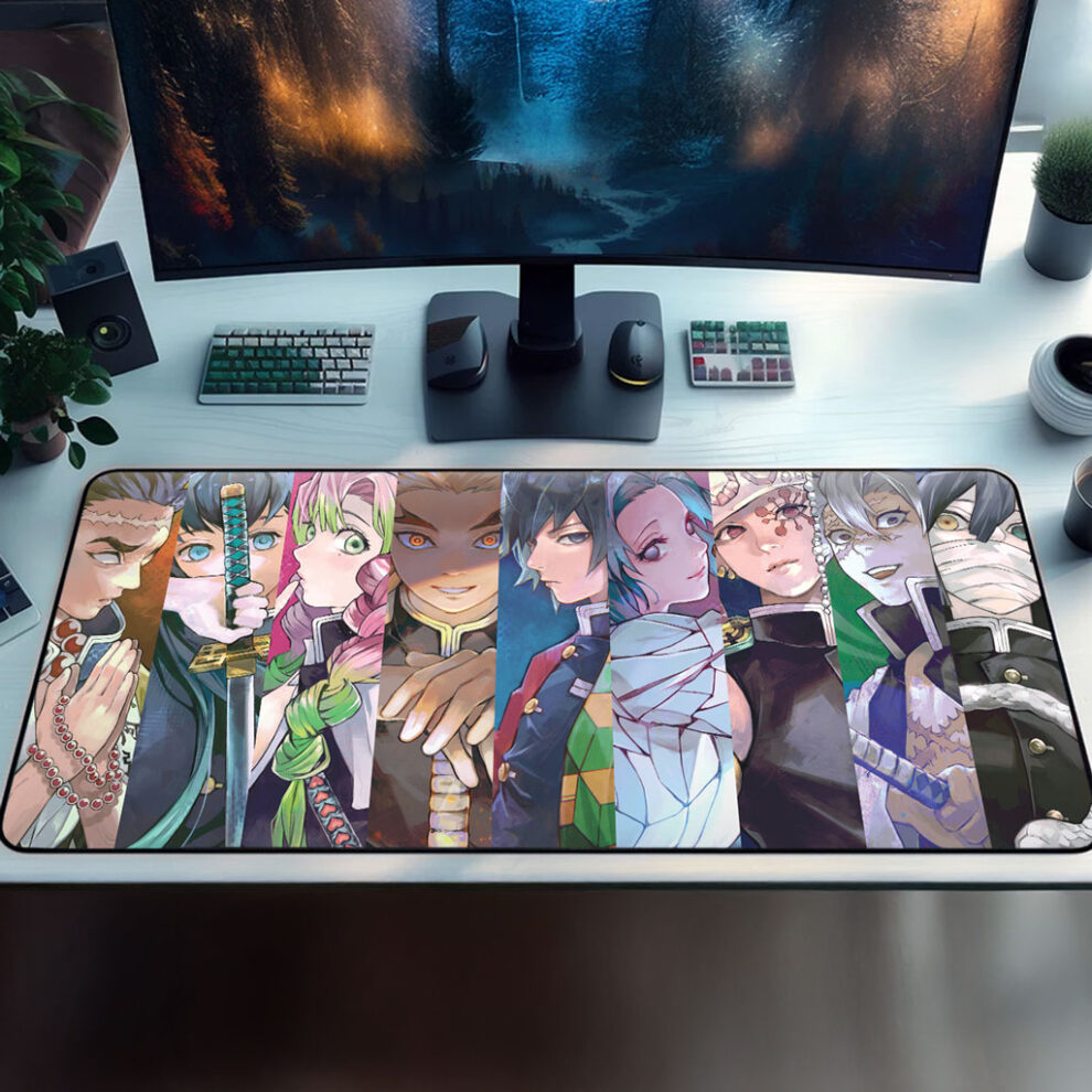 Demon Slayer Hashira Lineup Mouse Pad | NEKO Mouse Pads Store