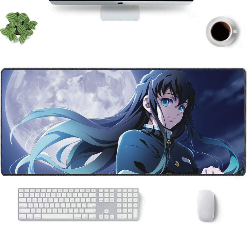 Demon Slayer Muichiro Tokito Moonlight Computer Desk Pads | NEKO Mouse ...