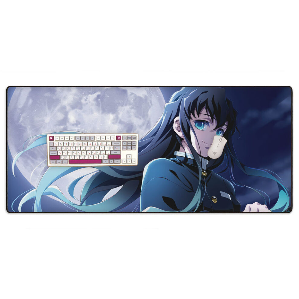 Demon Slayer Muichiro Tokito Moonlight Computer Desk Pads | NEKO Mouse ...